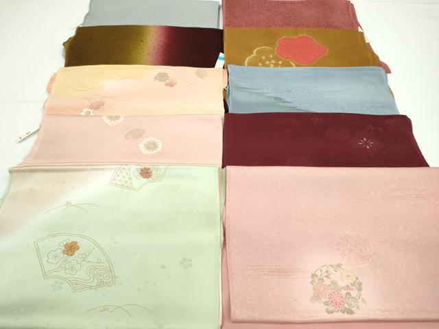 平和屋着物★和装小物　帯揚げ10枚セット　正絹　逸品　未使用　CAAZ6357ju