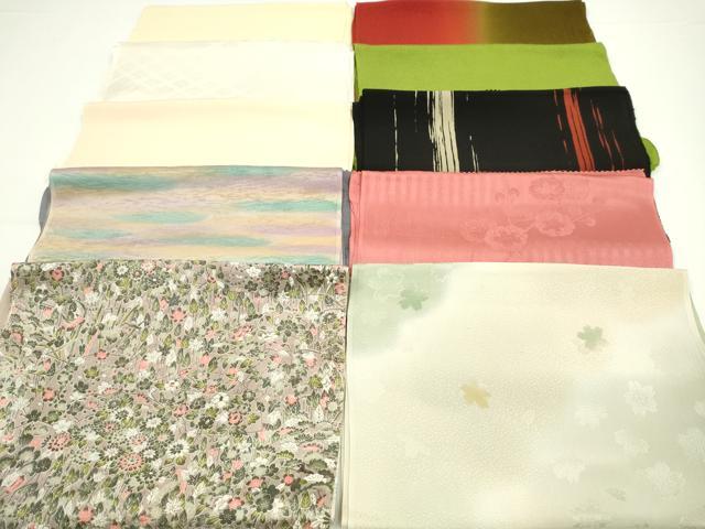 平和屋着物★和装小物　帯揚げ10枚セット　正絹　逸品　CAAZ6365ju