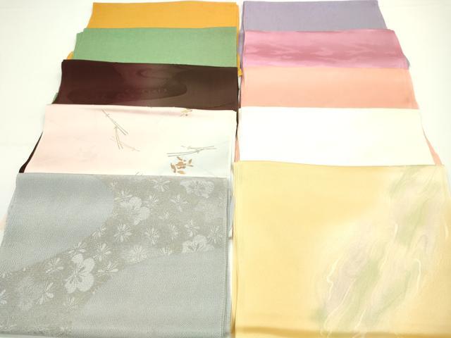 平和屋着物★和装小物　帯揚げ10枚セット　正絹　逸品　CAAZ6368ju