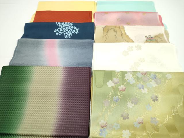 平和屋着物★和装小物　帯揚げ10枚セット　正絹　逸品　CAAZ6369ju