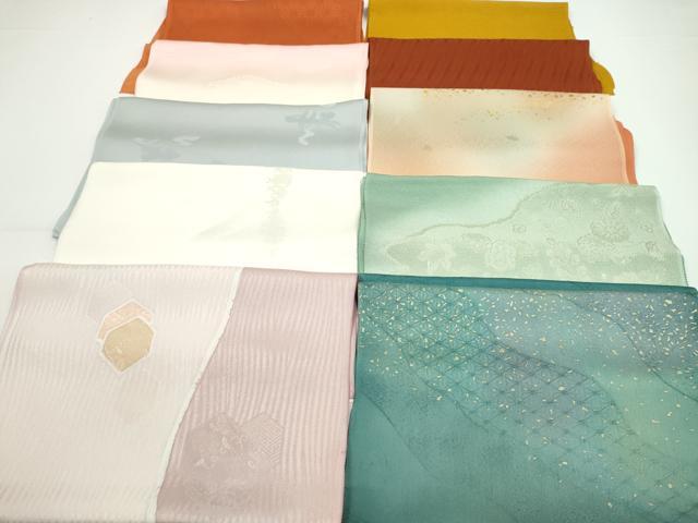 平和屋着物★和装小物　帯揚げ10枚セット　正絹　逸品　CAAZ6370ju