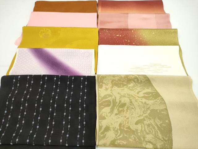 平和屋着物★和装小物　帯揚げ10枚セット　正絹　逸品　CAAZ6371ju