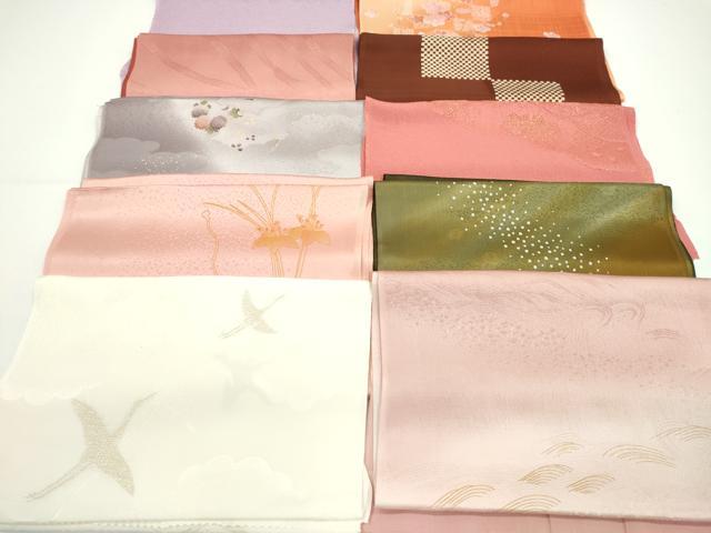 平和屋着物★和装小物　帯揚げ10枚セット　正絹　逸品　CAAZ6372ju