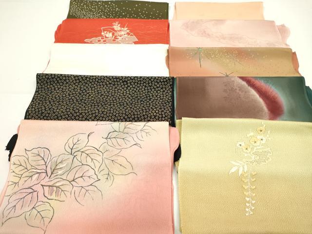 平和屋着物★和装小物　帯揚げ10枚セット　正絹　逸品　CAAZ6378ju