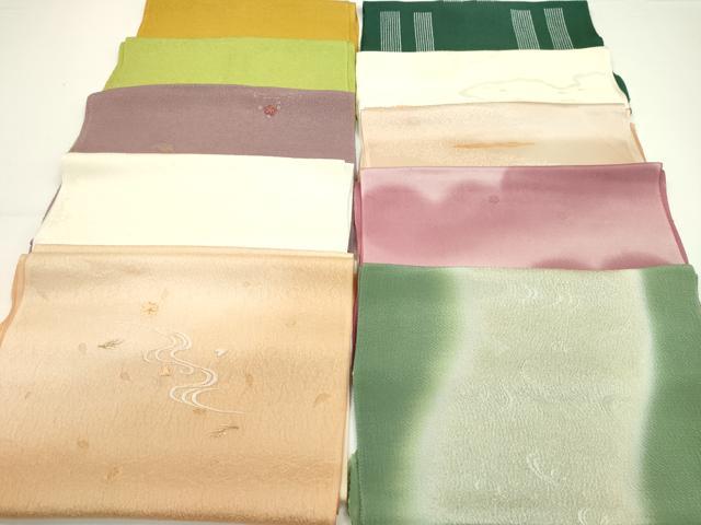 平和屋着物★和装小物　帯揚げ10枚セット　正絹　逸品　CAAZ6387ju