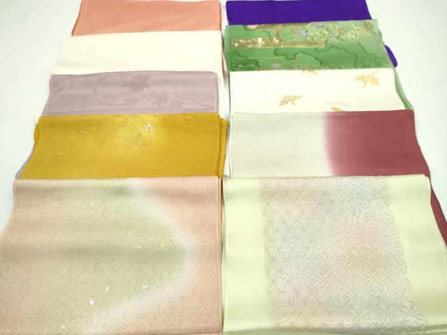 平和屋着物★和装小物　帯揚げ10枚セット　正絹　逸品　CAAZ6395ju