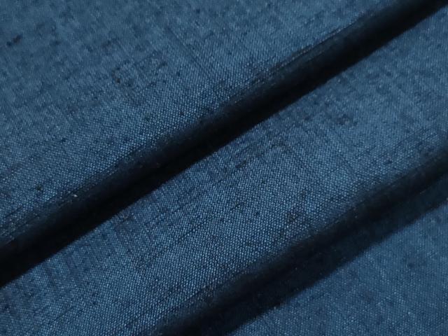平和屋着物●男性　紬　留紺色　正絹　逸品　CAAZ6496dy