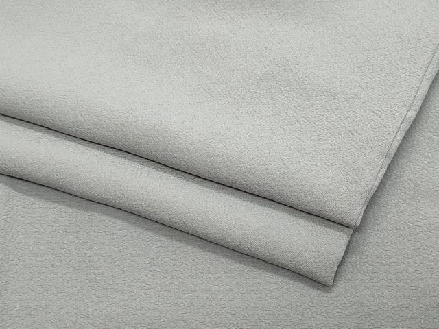 平和屋着物●上質な色無地　牡丹鼠色　正絹　逸品　CAAZ8039vf