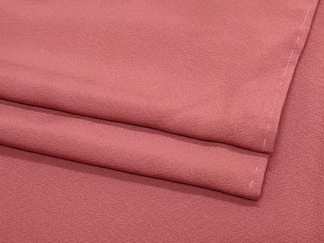 平和屋着物●上質な色無地　今様色　正絹　逸品　未使用　CAAZ8164vf