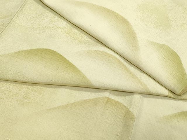 平和屋着物●上質な小紋　紬地　遠山霞文　正絹　逸品　CAAZ8206vf