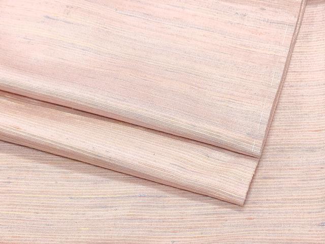 平和屋着物●紅花紬　米沢　霞文　正絹　逸品　CAAZ8317vf