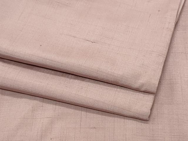 平和屋着物●上質な紬　色無地　鴇浅葱色　正絹　逸品　CAAZ8318vf