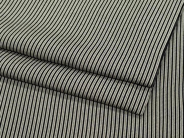 平和屋着物●上質な小紋　縞　正絹　逸品　CAAZ8374vf