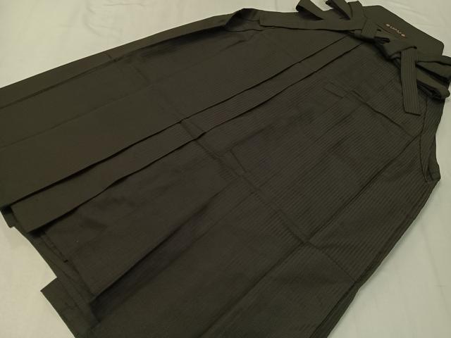 平和屋着物●男性　馬乗り袴　縞　大丸扱い　正絹　逸品　CAAZ9967vp