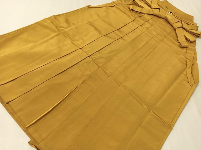 平和屋着物●男性　馬乗り袴　山吹茶色　洗える着物　CAAZ9970vp