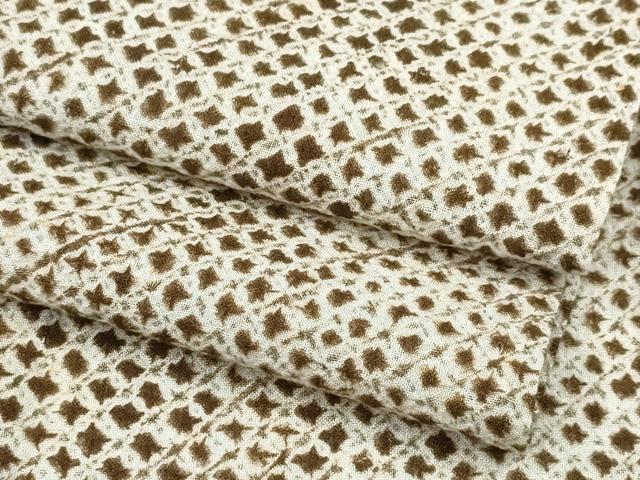 平和屋着物∴夏物　男性　浴衣　有松鳴海絞り　三浦絞り　綿　逸品　CABA0506ng