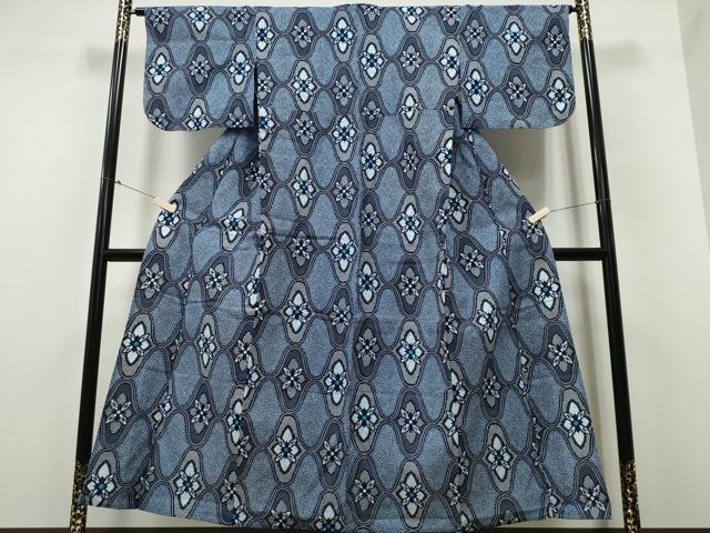 平和屋着物∴夏物　浴衣　立涌花文　CABA0662ng