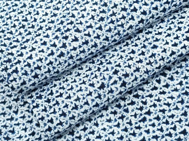 平和屋着物∴夏物　男性　浴衣　有松鳴海絞り　三浦絞り　綿　逸品　CABA0681ng