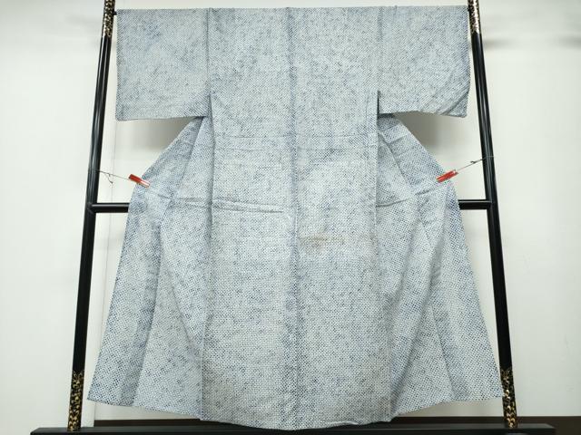 平和屋着物∴夏物　男性　浴衣　有松鳴海絞り　三浦絞り　綿　逸品　CABA0792ng