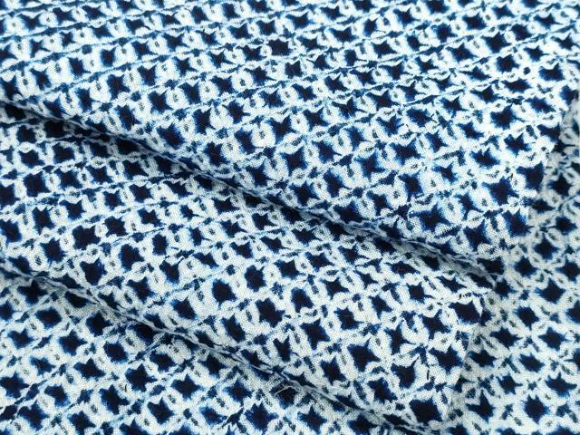 平和屋着物∴夏物　男性　浴衣　有松鳴海絞り　綿　逸品　CABA0796ng