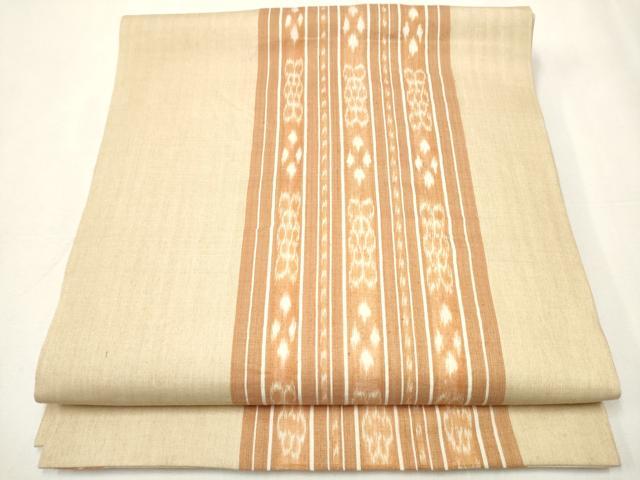 平和屋着物●六通柄　京袋帯　吉祥間道　綿　逸品　CABA0804hy