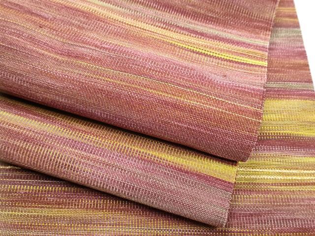 平和屋着物●爪掻き本綴れ　八寸名古屋帯　舞花文　黒地　正絹　逸品　CABA0883hy