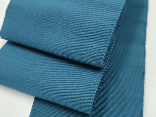 平和屋着物●男性　爪掻き本綴れ　角帯　鉄御納戸色　正絹　逸品　CABA0987hy