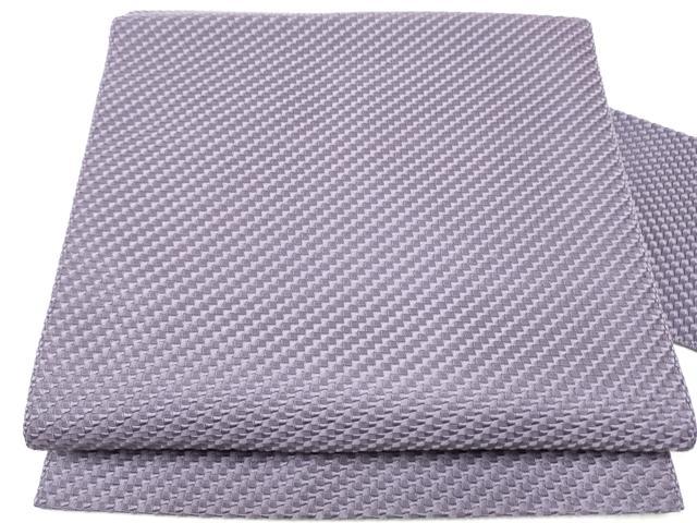 平和屋着物●八寸名古屋帯　葡萄鼠色　正絹　逸品　CABA1097hy