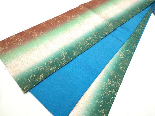 平和屋着物●両面　全通柄袋帯　霞文　金彩　正絹　逸品　CABA1168hy