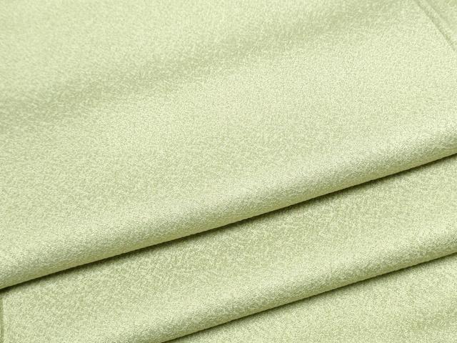 平和屋着物●上質な色無地　若芽色　正絹　逸品　CABA1179hy