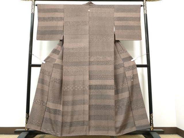 平和屋着物●伝統工芸士　保科信　江戸小紋　百柄　正絹　逸品　CABA1181hy