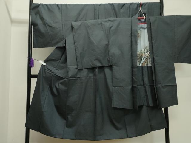 平和屋着物●男性　本場大島紬　アンサンブル　100亀甲　総詰め　キングサイズ　正絹　逸品　CABA1330gh