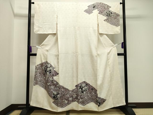 平和屋着物●訪問着　辻が花　絞り　正絹　逸品　CABA1386gh