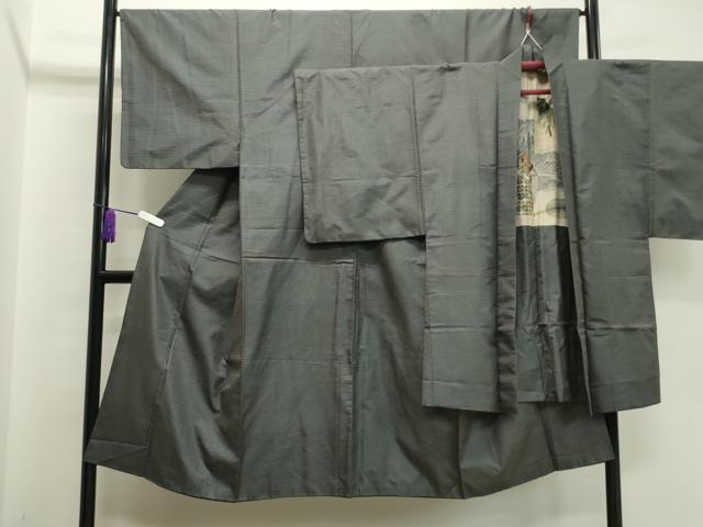 平和屋着物●男性　本場大島紬　アンサンブル　100亀甲　総詰め　正絹　逸品　CABA1446gh