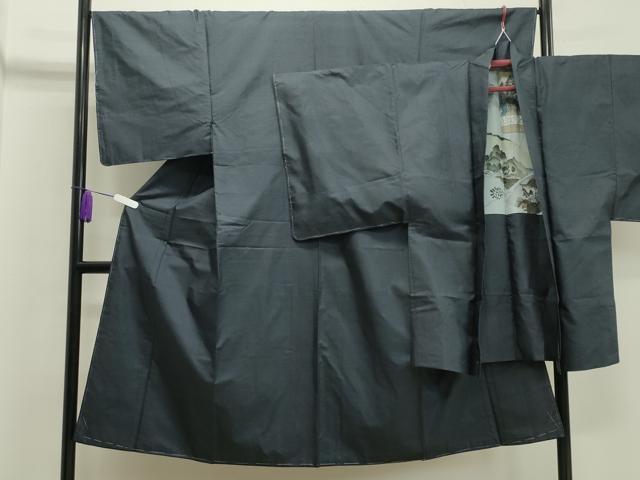 平和屋着物●男性　本場大島紬　アンサンブル　100亀甲　総詰め　正絹　逸品　未使用　CABA1449gh