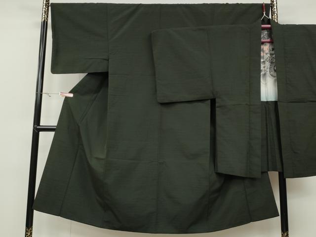 平和屋着物●男性　紬　アンサンブル　霞文　正絹　逸品　CABA1630ut