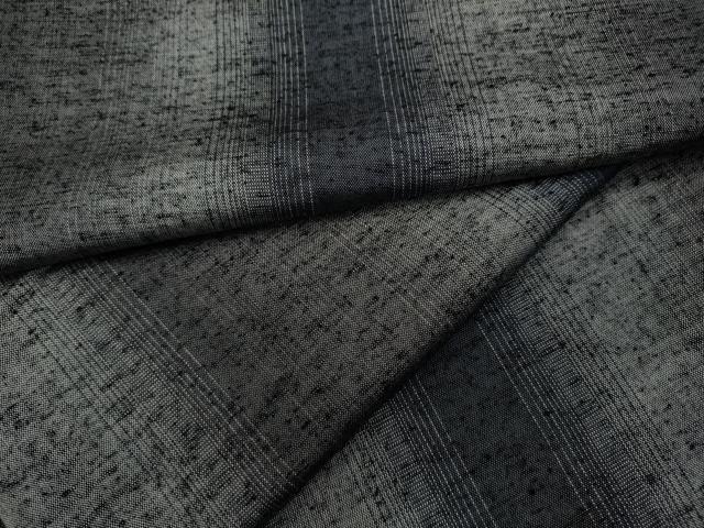 平和屋着物●上質な紬　霞間道　正絹　逸品　CABA1660ut