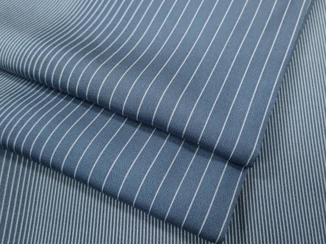 平和屋着物●上質な小紋　縞　暈し染め　西武百貨店扱い　正絹　逸品　CABA1715ut