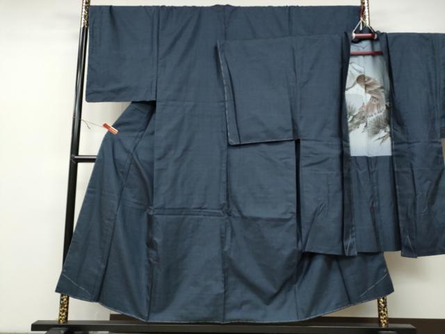 平和屋着物●男性　本場大島紬　アンサンブル　100亀甲　総詰め　正絹　逸品　未使用　CABA1735ut