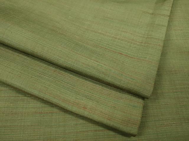 平和屋着物●上質な紬　横段霞文　正絹　逸品　CABA1754ut