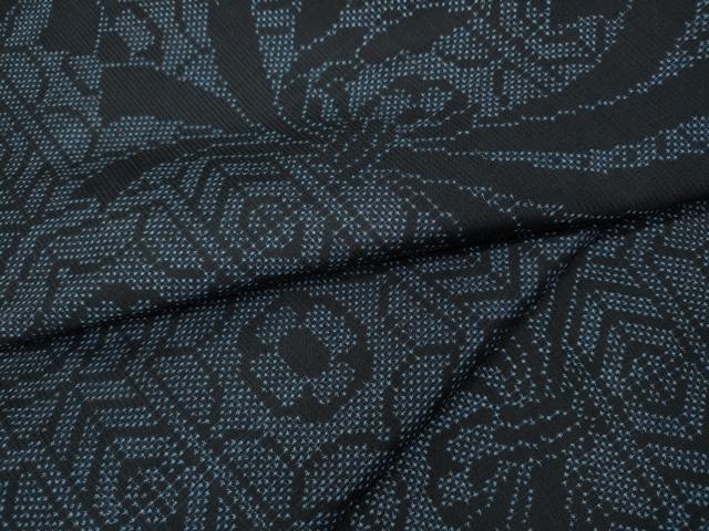 平和屋着物●本場大島紬　7マルキ　束ね熨斗吉祥文　正絹　逸品　CABA1756ut