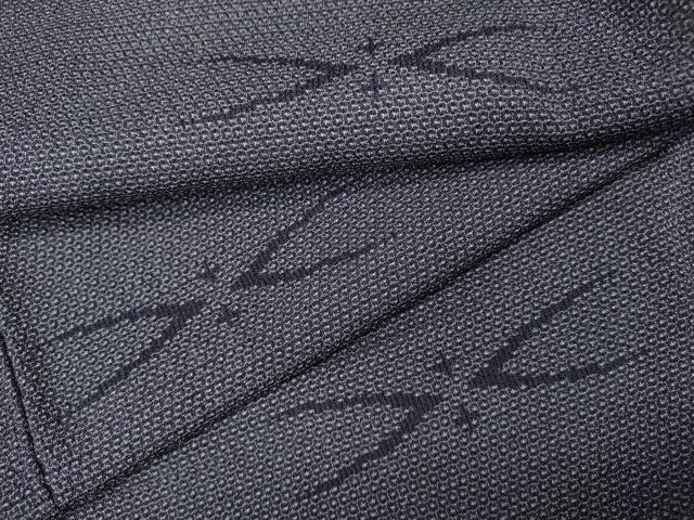 平和屋着物●本塩沢　110亀甲　吉祥文　正絹　逸品　CABA1867ut