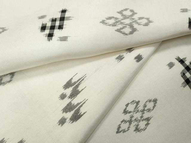 平和屋着物●本場琉球絣　正絹　逸品　CABA1920ut