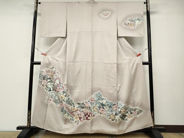平和屋着物●訪問着　辻が花　正絹　逸品　CABA1933ut