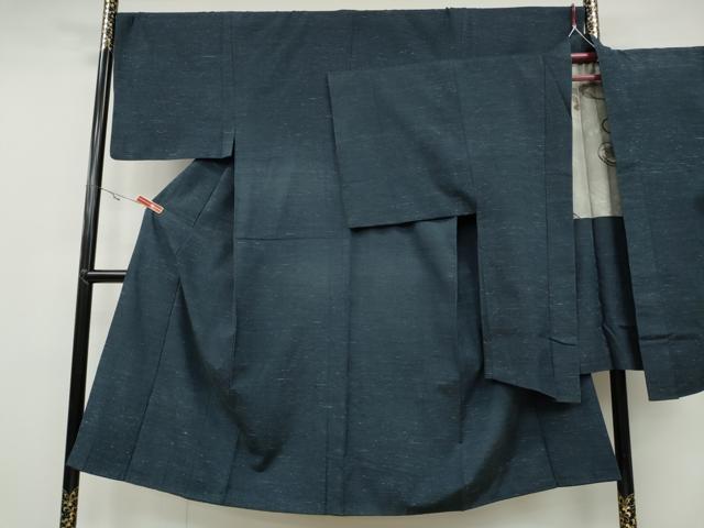 平和屋着物●男性　紬　アンサンブル　霞文　正絹　逸品　CABA1957ut