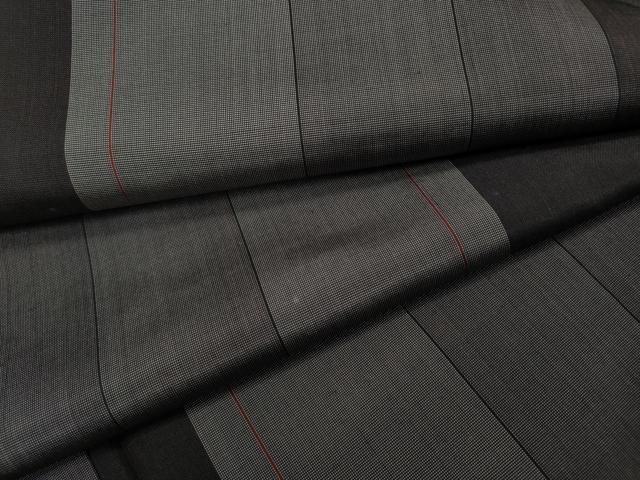 平和屋着物●本場大島紬　間道　正絹　逸品　CABA1998ut