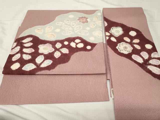 平和屋着物●つけ帯　絞り　辻が花　正絹　逸品　未使用　CABA2169dy