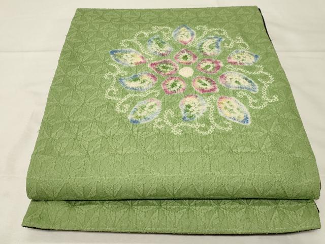 平和屋着物●両面　太鼓柄袋帯　絞り　正倉院　正絹　逸品　未使用　CABA2315dy