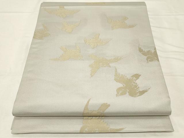 平和屋着物▽京都の老舗呉服メーカー ODASHO　小田章　スリーシーズン　春夏秋　六通柄袋帯　飛鳥文　金糸　正絹　逸品　CABA2330dy