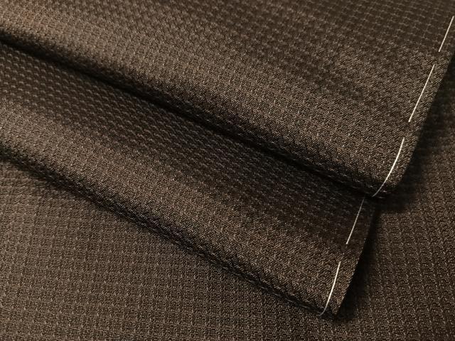 平和屋着物●男性　お召　吉祥文様　正絹　逸品　未使用　CABA4411vp